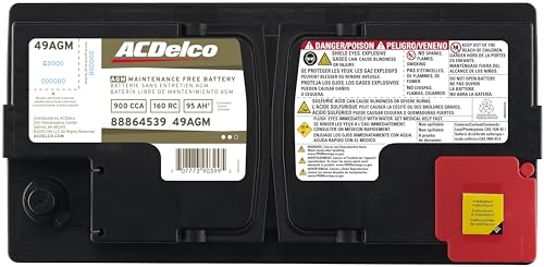 ACDelco Gold 49AGM 36 Month Warranty AGM BCI Group 49 Battery