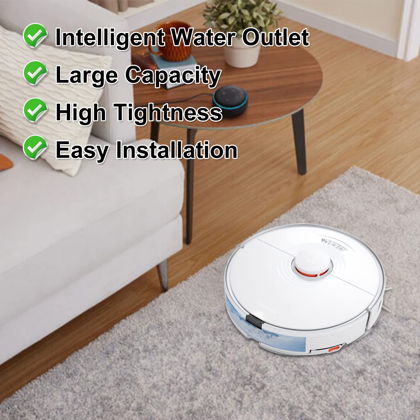 Garbage fighter Electric Control Water Tank Compatible With Roborock S7 /T7S /T7SPLUS /G10 Robot Vacuum Cleaner Accessories Parts