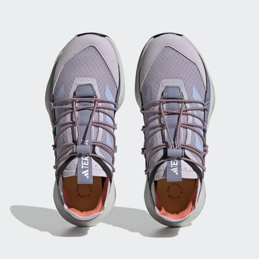 adidas Women's Terrex Voyager 21 Sneaker, Silver Dawn/Blue Dawn/Solar Gold, 10.5