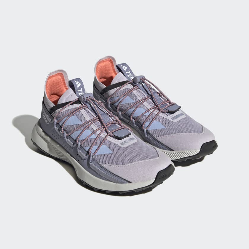 adidas Women's Terrex Voyager 21 Sneaker, Silver Dawn/Blue Dawn/Solar Gold, 10.5
