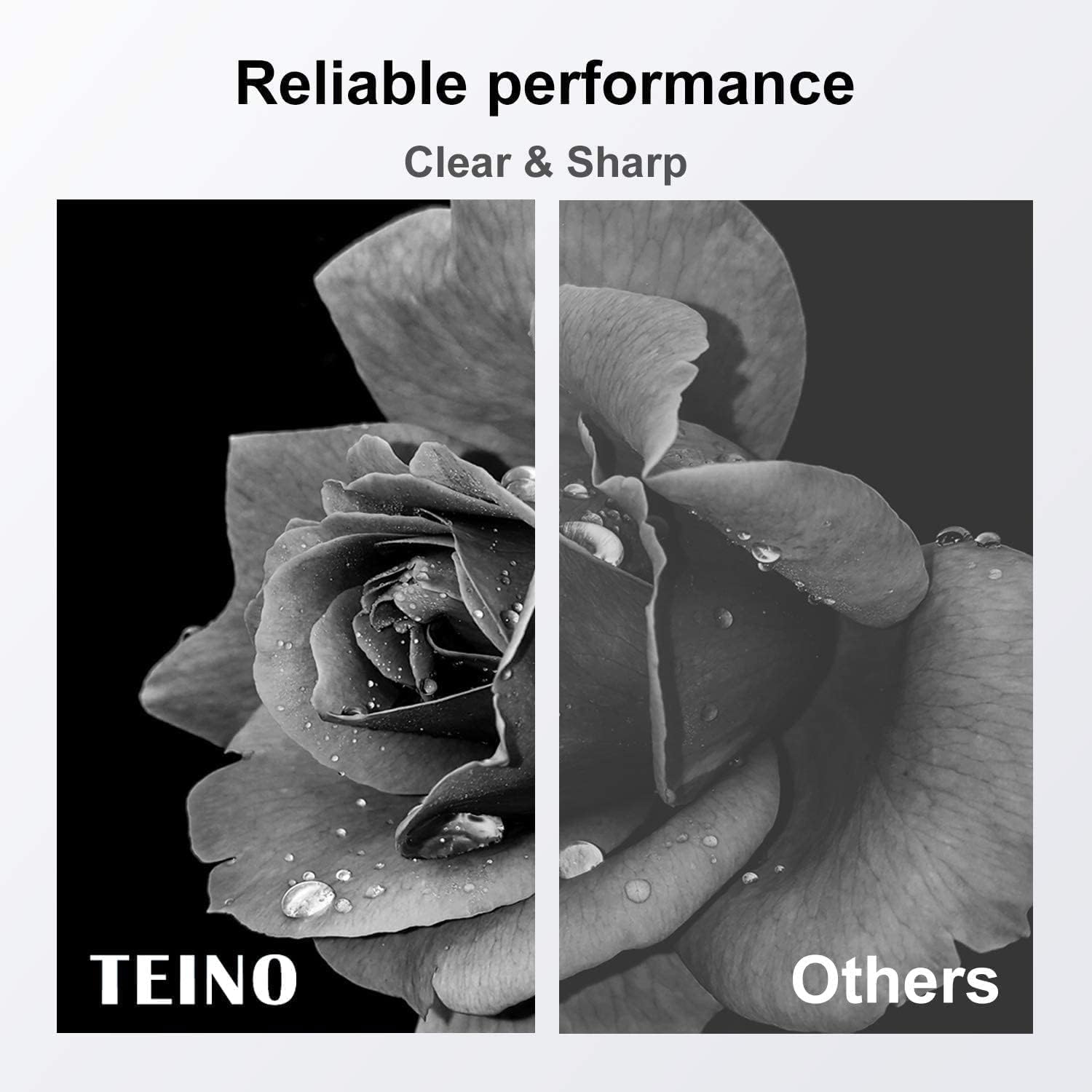 TEINO 802 Ink Cartridges Replacement for Epson 802 802XL Ink Cartridges Combo Pack for Epson Workforce Pro WF-4740 WF-4730 WF-4720 WF-4734 EC-4020 EC-4030 (4-Pack) 802XL T802XL Ink Cartridges