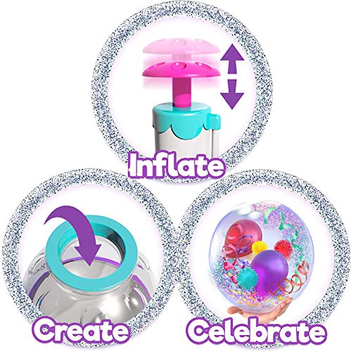 Stuffaloons - Deluxe Stuffed Balloon Maker Kit - Includes 12 Balloons, 10 Mini Deco Balloons, Sparkles, Confetti, 10 Pom Poms