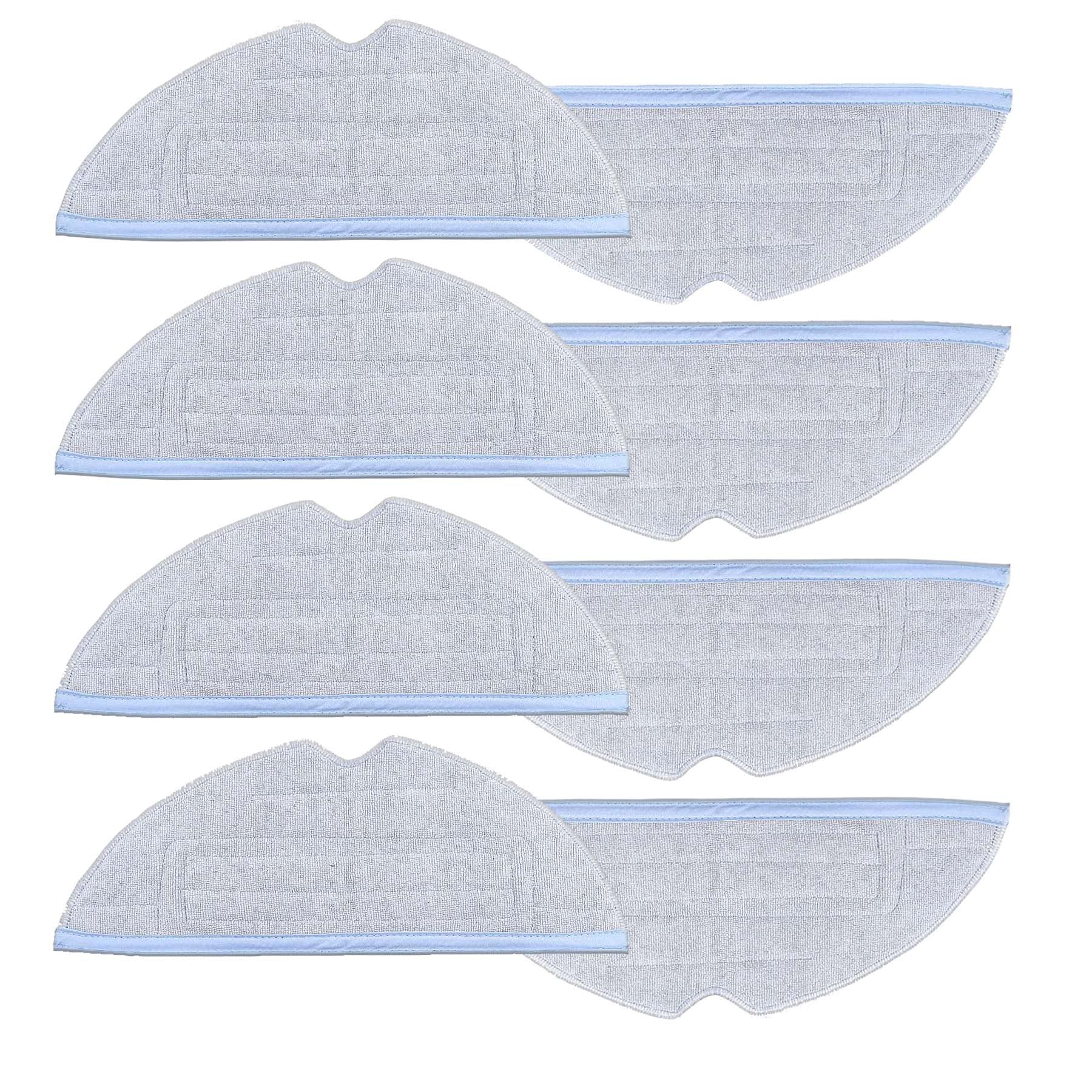 8Pcs Mop Cloth Pad for Xiaomi Roborock S7 S7 + S7 MaxV, S7 MaxV Plus, T7S T7 plus T7S plus Robot Vacuum Cleaners Microfiber Vacuum Mop Replacement Pads