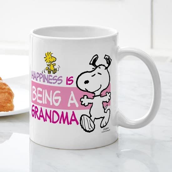 CafePress Happiness Is Grandma Mug Ceramic Coffee Mug, Tea Cup 11 oz