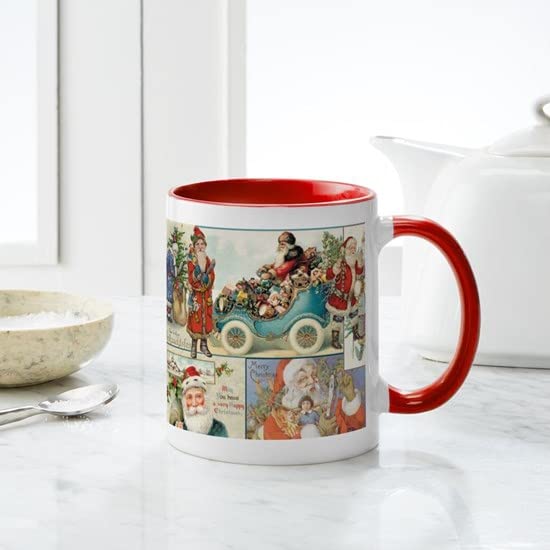 CafePress Victorian Old World Santas Coffee Mug Ceramic Coffee Mug, Tea Cup 11 oz