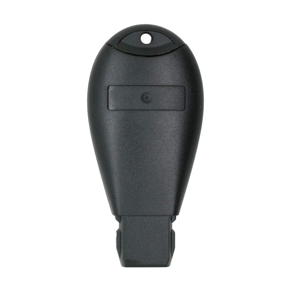 SEGADEN Replacement Key Shell + Uncut Blank Emergency Insert Key Compatible with DODGE CHRYSLER JEEP Smart Keyless Entry Remote Key Case Fob 6 Buttons 5 BTN + Panic PG755L