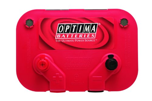 OPTIMA Batteries High Performance 34/78 RedTop Sealed AGM Car, Truck, and SUV Starting Battery, 800 CCA, Dual SAE and GM Terminals, Maintenance Free, Versitile Mounting