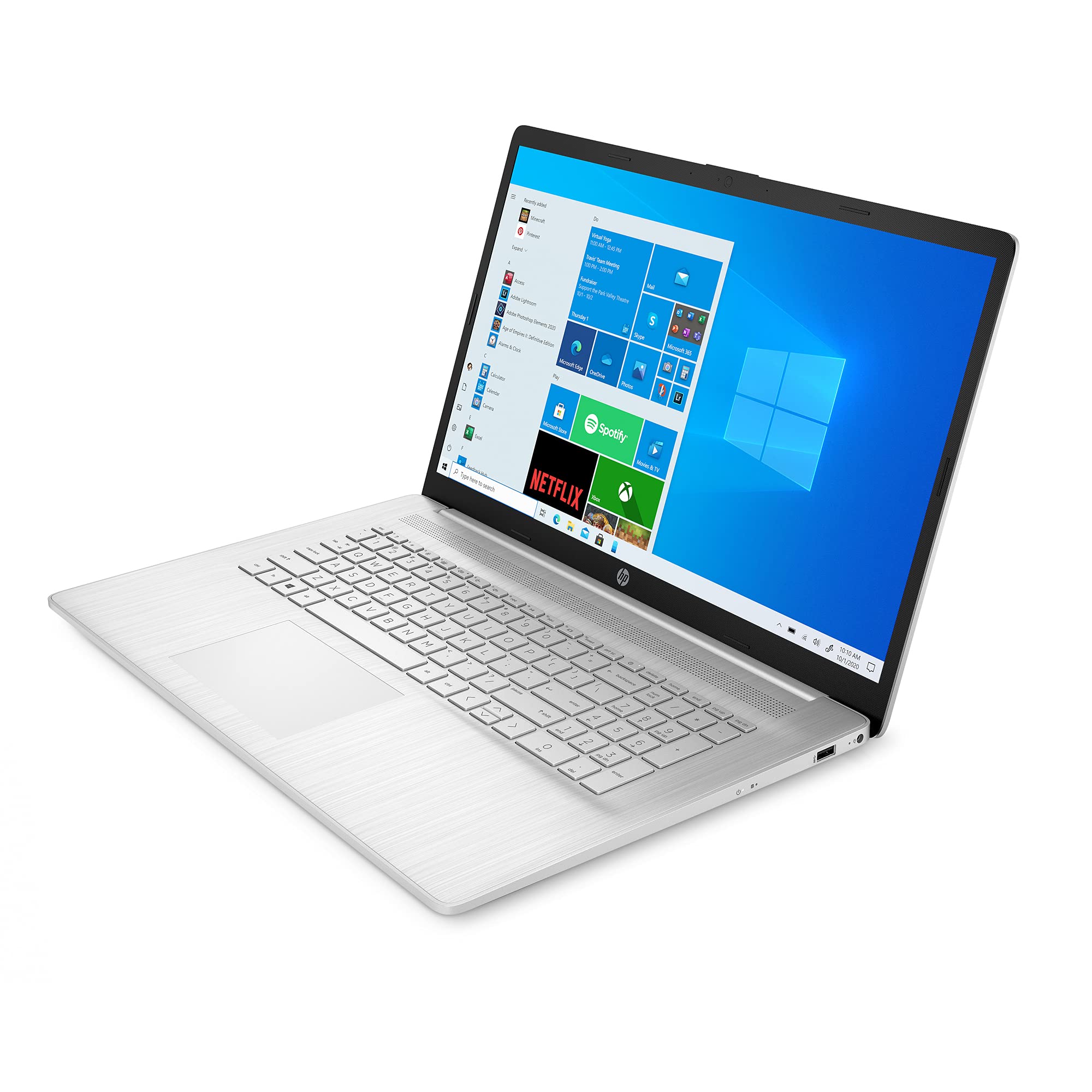2022 HP Home and Business Laptop | 17.3" HD+ Display | AMD Athlon Silve Dual-Core 3050U Processor | AMD Radeon Graphics | 32GB DDR4 1TB NVMe SSD | WiFi AX | USB-C | HDMI | BT | Windows 10 Pro