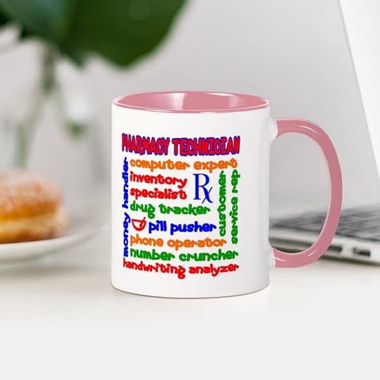CafePress Pharmacy Technician Mug Ceramic Coffee Mug, Tea Cup 11 oz