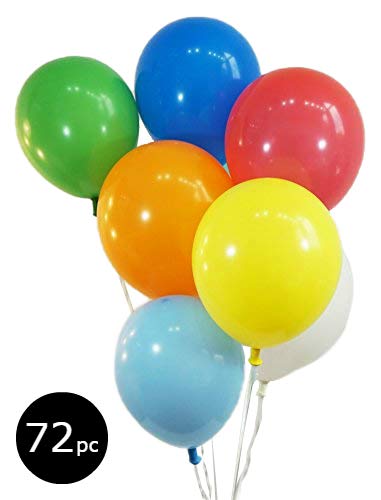 Bag of Balloons - 72 ct. Assorted Color Latex Balloons