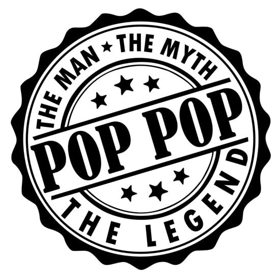 CafePress Pop Pop The Man, The Myth, The Legend Mugs Ceramic Coffee Mug, Tea Cup 11 oz