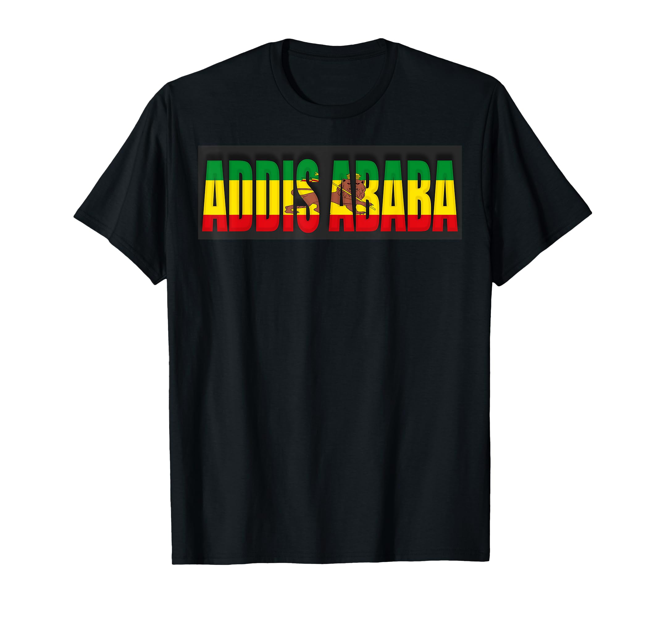 Ethiopia, Addis Ababa Here I Come, Ethiopia Flag T-Shirt