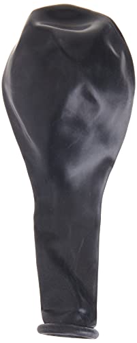 Unique Party Latex Balloons, 9", Jet Black