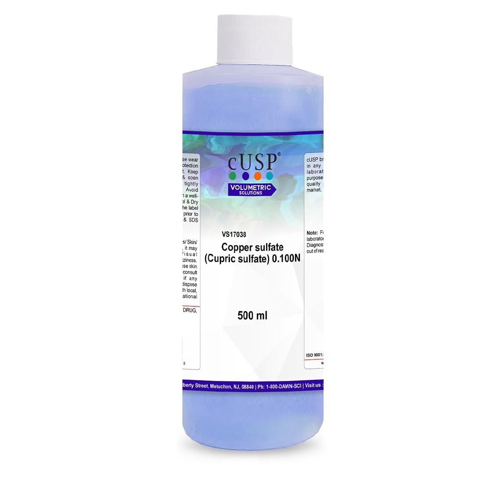 0.1 M Copper (II) sulfate 500 mL/ Fast Ship