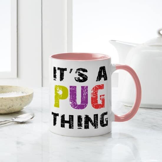 CafePress Pug THING Mug Ceramic Coffee Mug, Tea Cup 11 oz