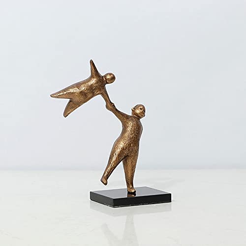 YXBDN Modern Minimalist Living Room Entrance Bookcase Marble Metal Arched Decoration Model Room Desktop Light Decorations