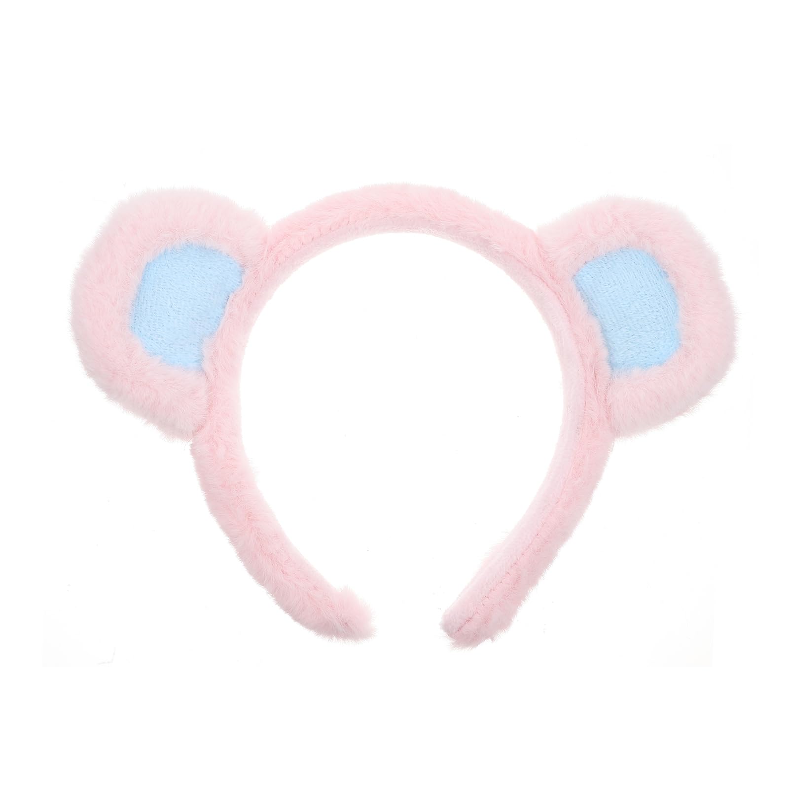 FRCOLOR Bear Ears Headband Cute Bear Costume Animal Plush Ears Headwear Ear Hairband Halloween Cosplay Ear Headbands Soft Makeup Headband for Washing Face