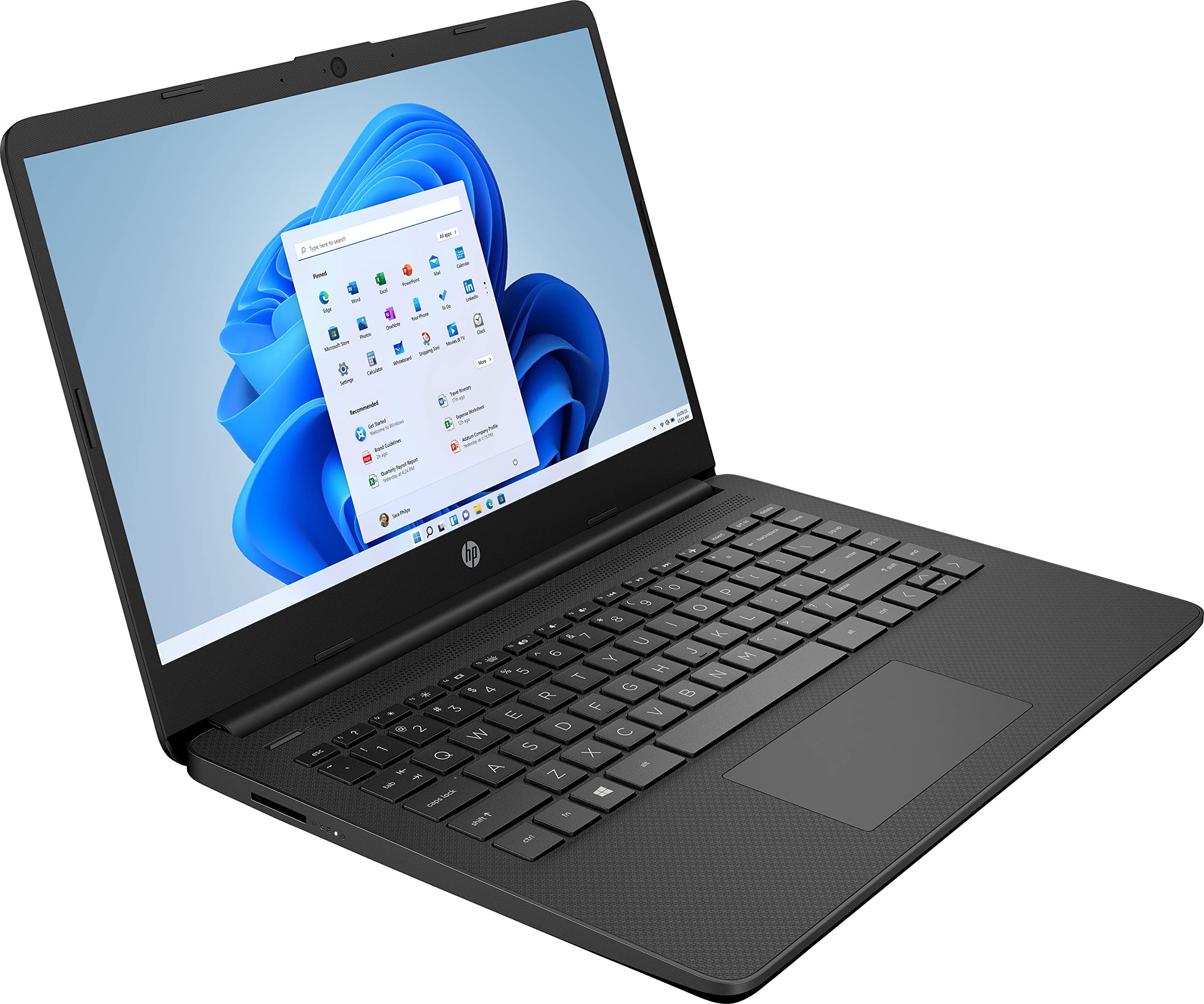 HP Pavilion 14" HD Laptop Computer, AMD Athlon Silver 3050U up to 3.2 GHz (Beats i3-7100U), 16GB DDR4, 512GB SSD, Webcam, USB-C, HDMI, Bluetooth, Black, Windows 10 S, TiTac Accessory