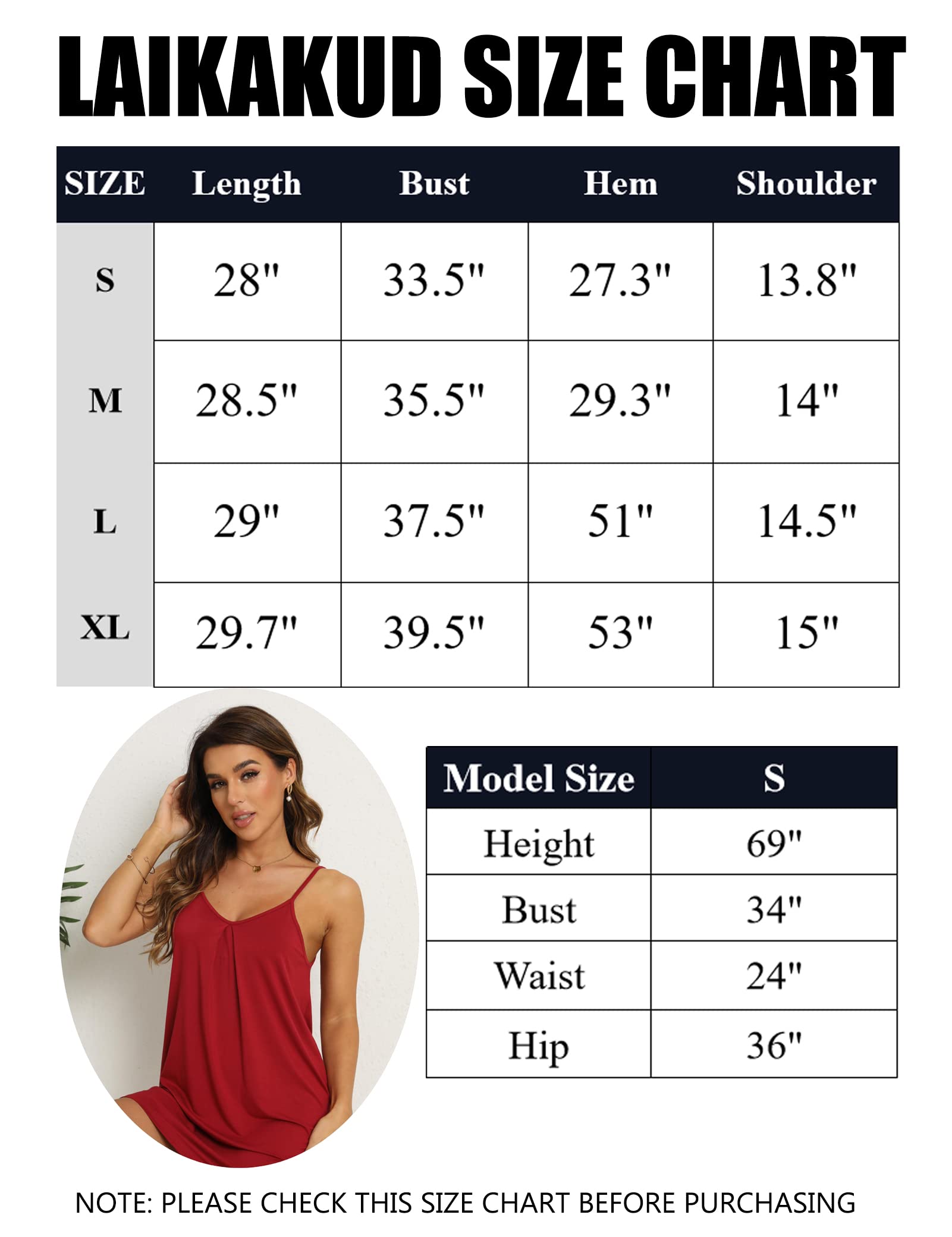 LaikaKud Slip Dress for Women 2023 Lingerie Sexy Nightgowns Basic Mini Dress Cute Pajama with Spaghetti Strap Camisole with X-Back, Khaki Medium