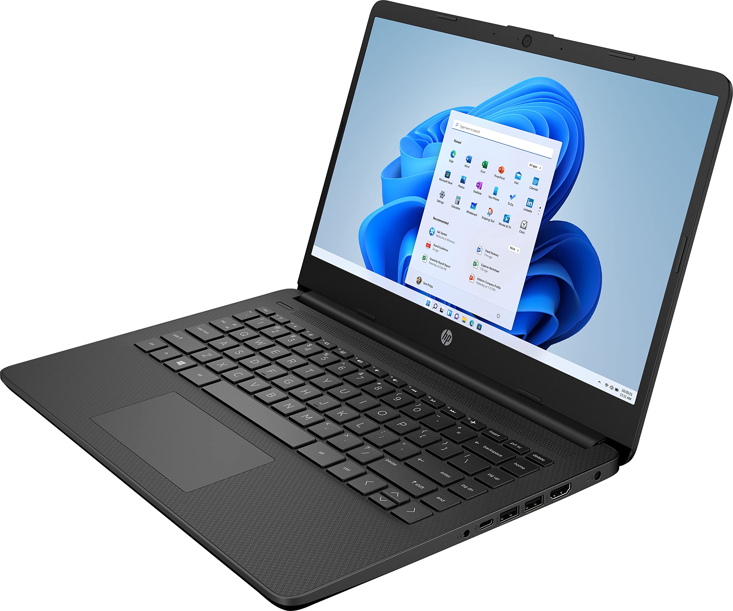 HP Pavilion 14" HD Laptop Computer, AMD Athlon Silver 3050U up to 3.2 GHz (Beats i3-7100U), 16GB DDR4, 512GB SSD, Webcam, USB-C, HDMI, Bluetooth, Black, Windows 10 S, TiTac Accessory