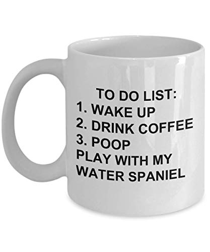 Water Spaniel Owner Mug Dog Lovers To Do List Funny Coffee Mug Tea Cup Gag Mug for Men Women