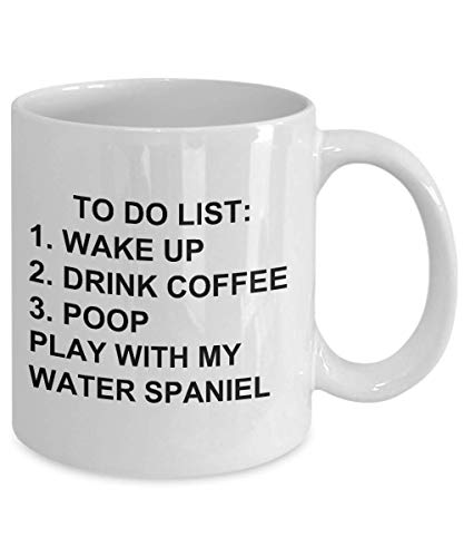 Water Spaniel Owner Mug Dog Lovers To Do List Funny Coffee Mug Tea Cup Gag Mug for Men Women