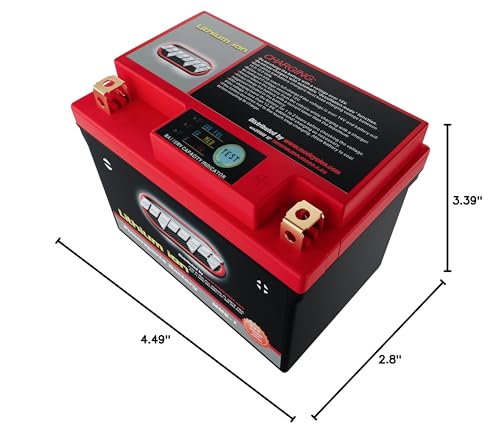MMG YTX4L-BS 4L-BS Lithium Ion Sealed High Performance Powersports Battery 12V 120CCA Motorcycle Scooter ATV, Factory Activated, Ready to Use (MMG1)