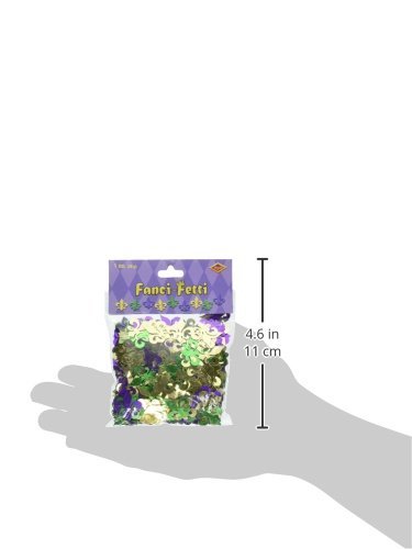 Fanci-Fetti Fleur De Lis (gold, green, purple) Party Accessory (1 count) (1 Oz/Pkg)