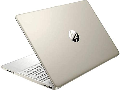 HP 2021 Pavilion 15 15.6" HD Laptop Computer, AMD Athlon Silver 3050U (Beats i3-7100U), 4GB DDR4, 128GB SSD, Webcam, USB-C, HDMI, 1 Year of Microsoft 365, Windows 10 S, Gold, TiTac Accessory