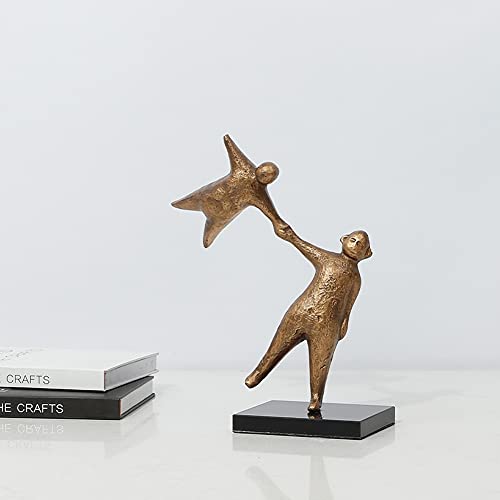 YXBDN Modern Minimalist Living Room Entrance Bookcase Marble Metal Arched Decoration Model Room Desktop Light Decorations