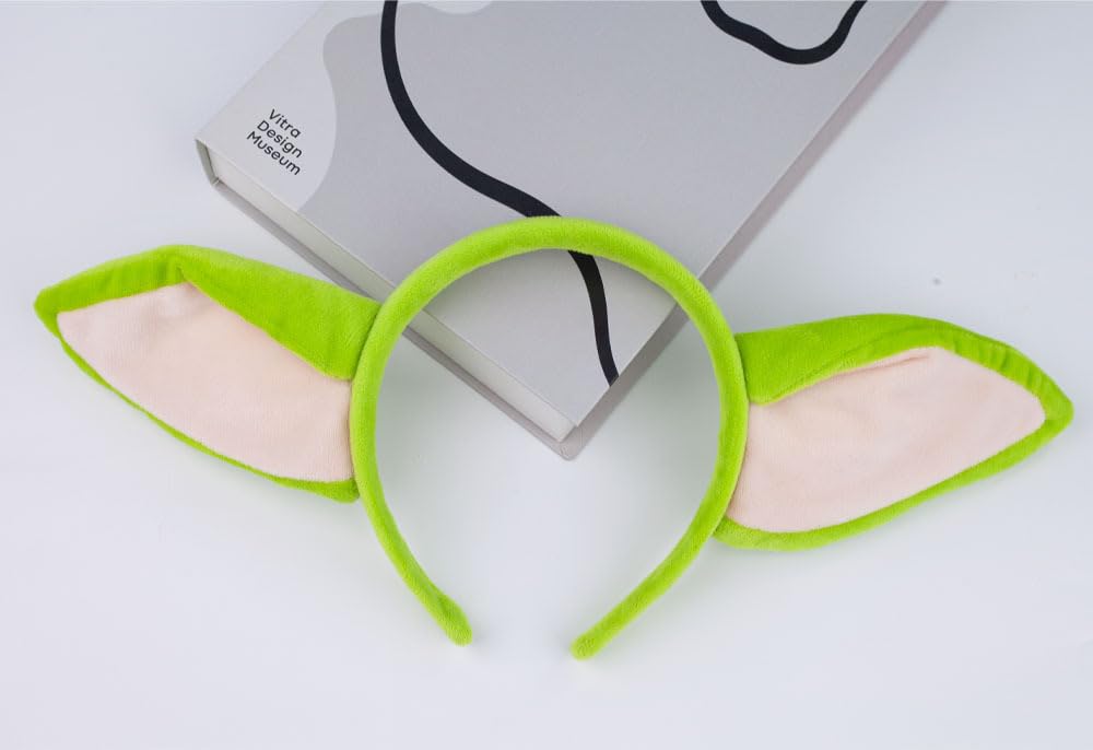 Big Ears Headband,Alien Headband,Headwear with Ears,Cute Decorative Hair Hoop for Hallowen,Cosplay (Yellow)