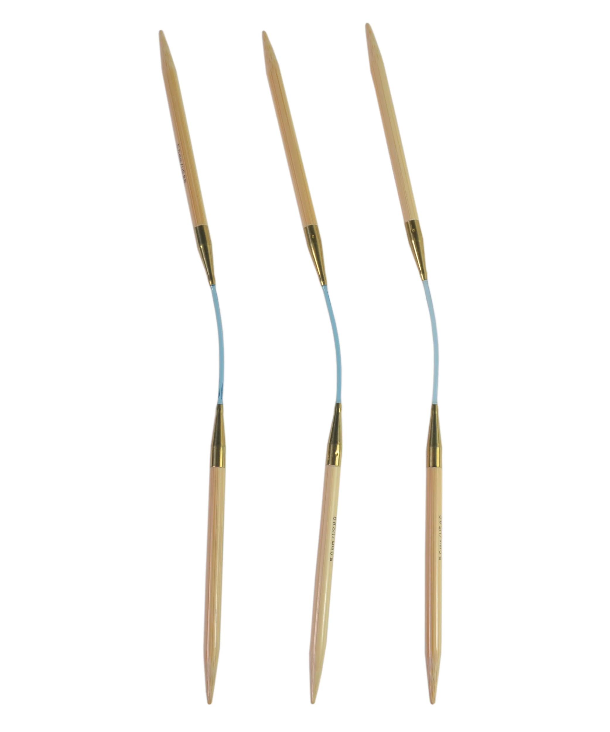 addi Flexi Flip Bamboo Knitting Needles (Set of 3) - US 0 (2.0mm)