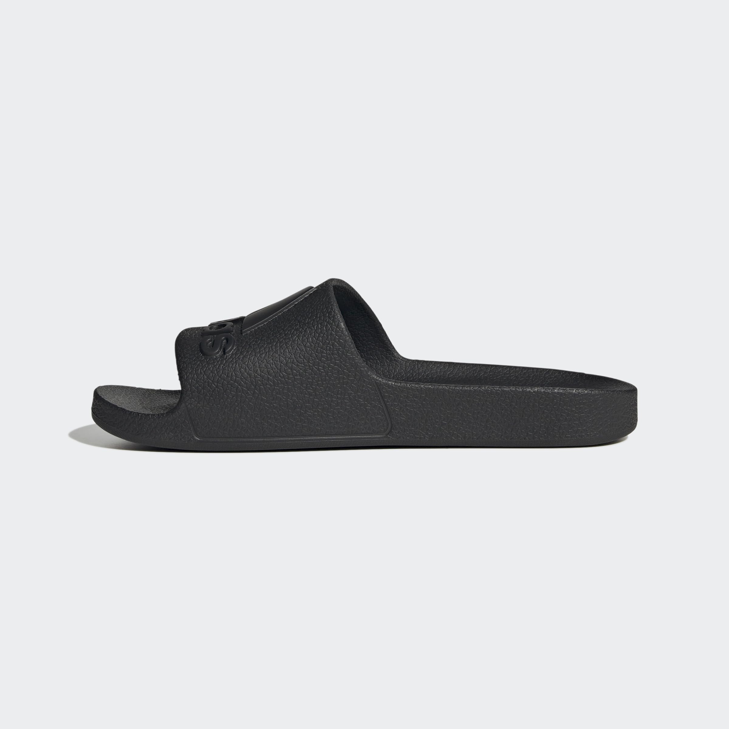 adidas Unisex Adilette Aqua Slide Sandal, Core Black/Core Black/Core Black, 10 US Men