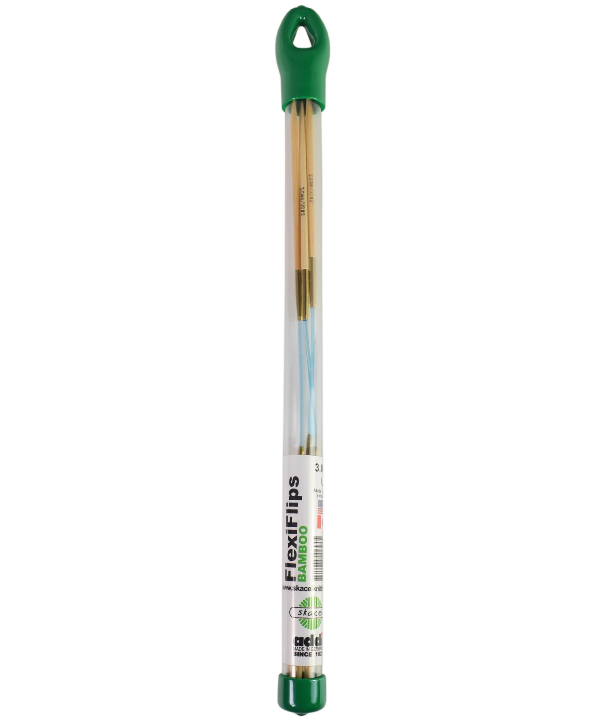 addi Flexi Flip Bamboo Knitting Needles (Set of 3) - US 0 (2.0mm)