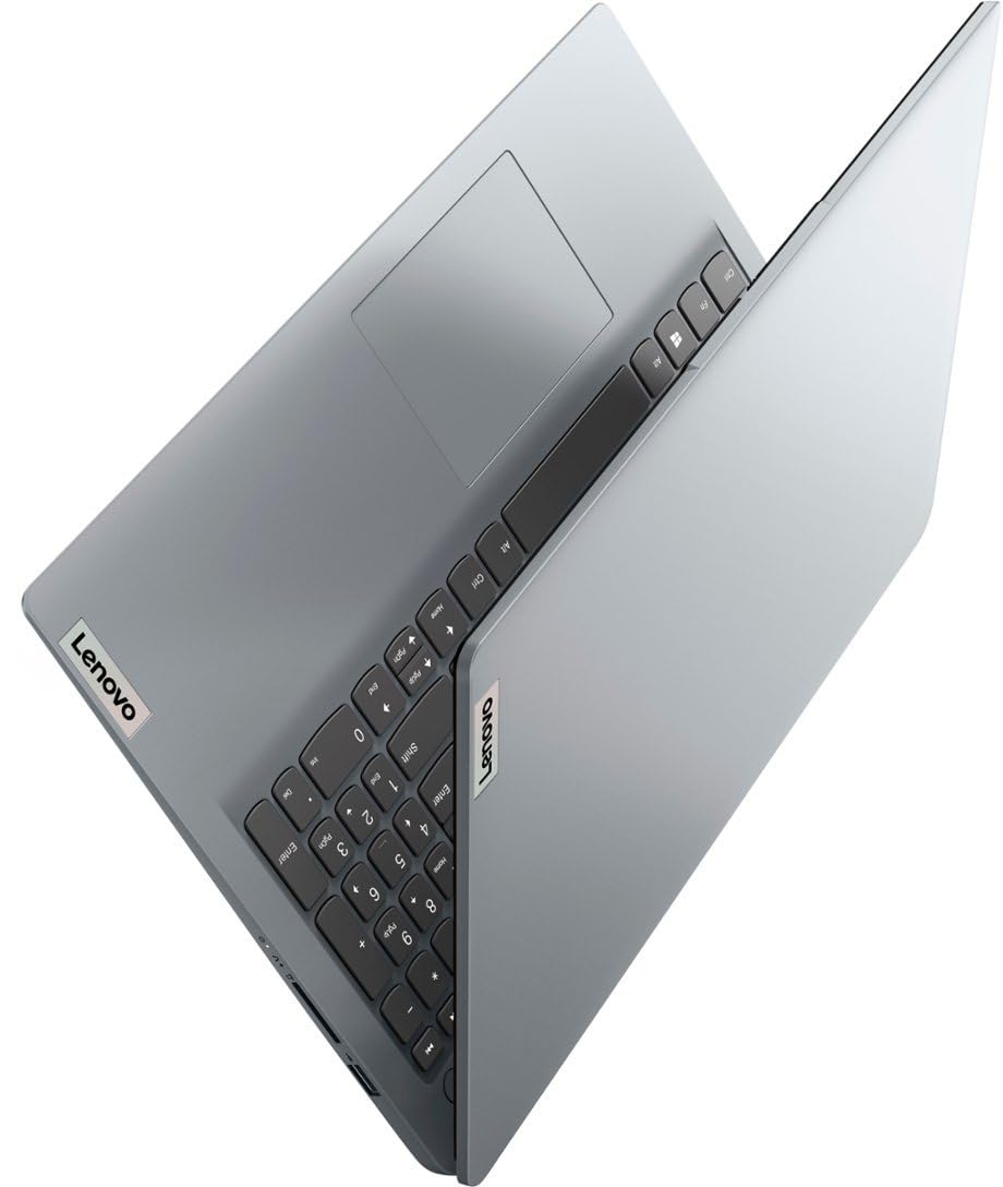 Lenovo Ideapad 1 15.6" HD(1366 x 768) Laptop, AMD Athlon Silver 7120U with 4GB LPDDR5 RAM 1TB SSD Storage, AMD Radeon Graphics, Bluetooth, Wi-Fi 6, Webcam, Windows 11, Cloud Grey, TECL Bundle