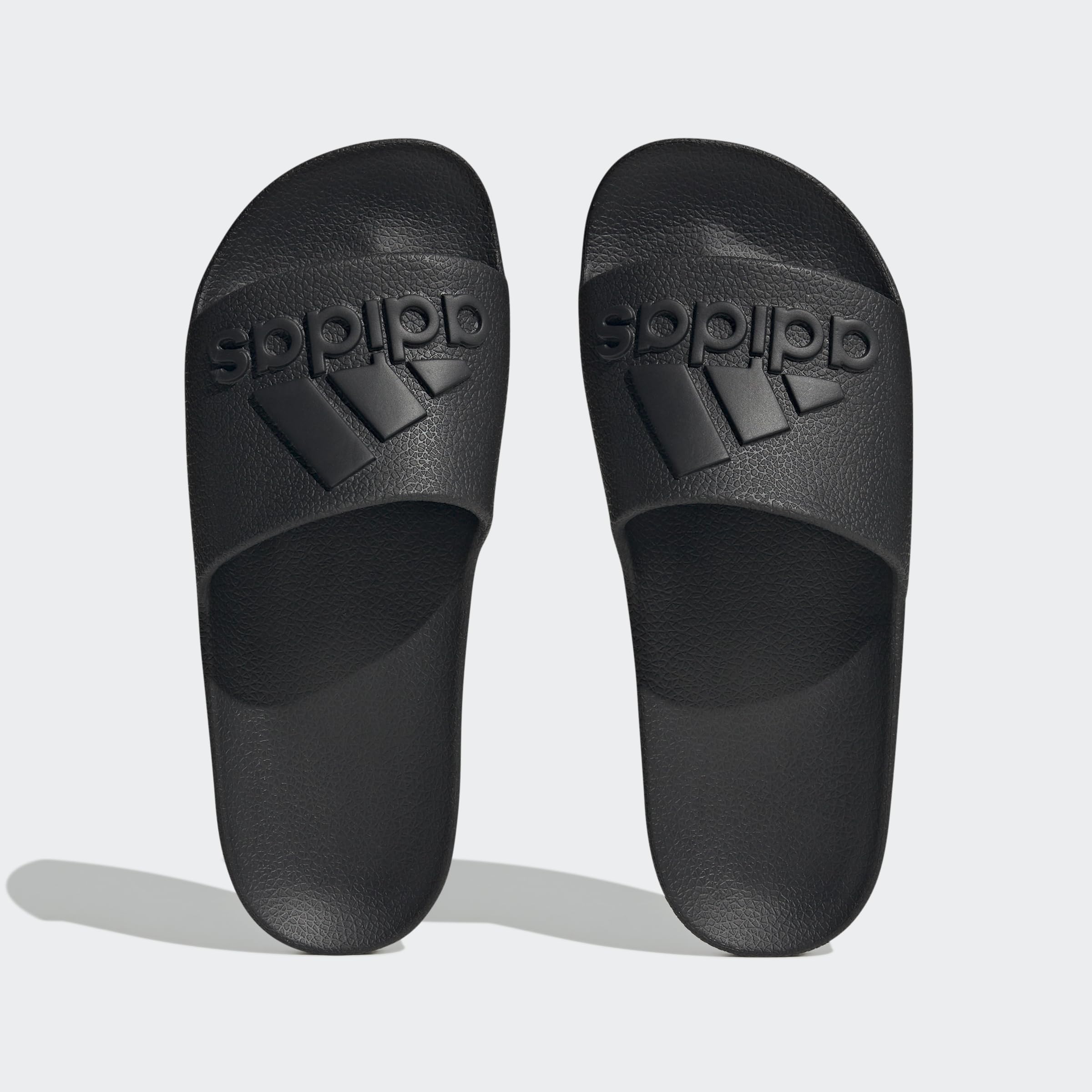 adidas Unisex Adilette Aqua Slide Sandal, Core Black/Core Black/Core Black, 10 US Men