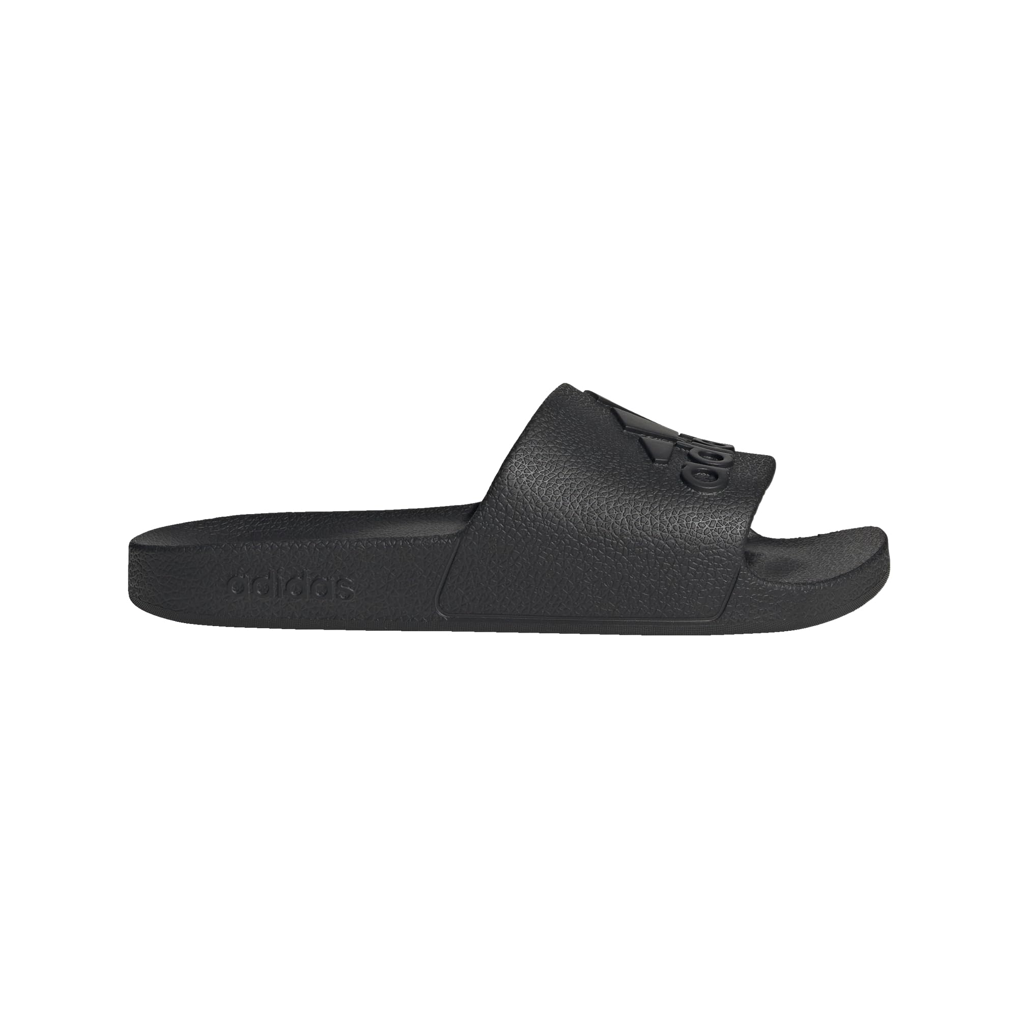 adidas Unisex Adilette Aqua Slide Sandal, Core Black/Core Black/Core Black, 10 US Men