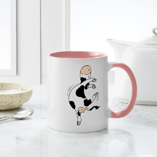 CafePress Mooviestars Ballet Cow Mug Ceramic Coffee Mug, Tea Cup 11 oz