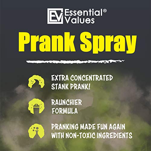 Essential Value Prank Spray Extra Strong (1 fl oz) - Non-Toxic Extra Concentrated Formula - Perfect Gag Gift for All | Prank Friends, Family, & Others if You Dare