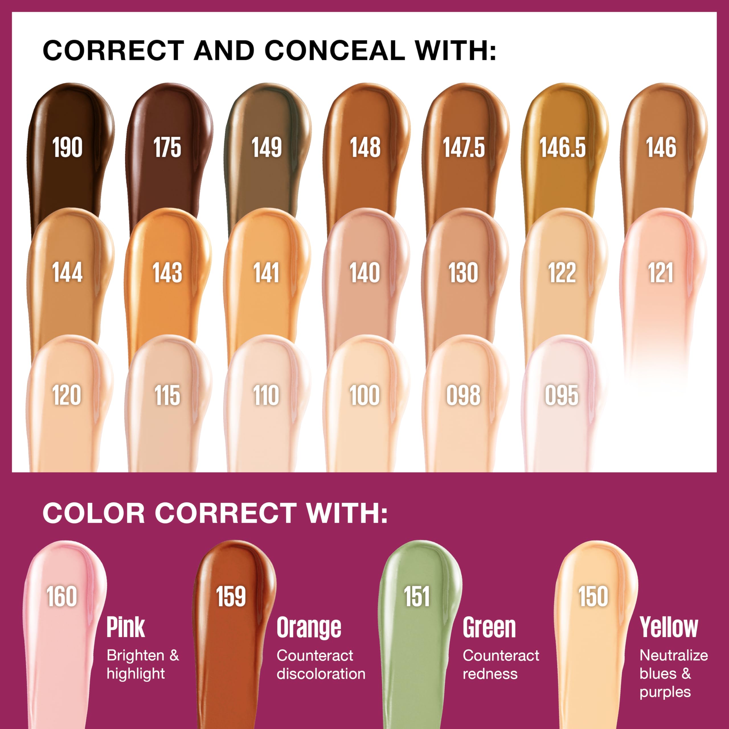 Maybelline Instant Age Rewind Eraser Dark Circles Treatment Multi-Use Concealer, 144, 1 Count (Packaging May Vary)