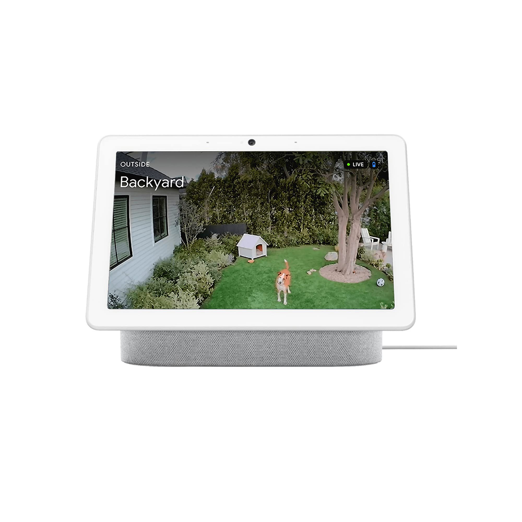 Google Nest Hello Doorbell (Wired) Wi-Fi Video Doorbell with 10/'' Touchscreen Bundle (Renewed), Max Chalk