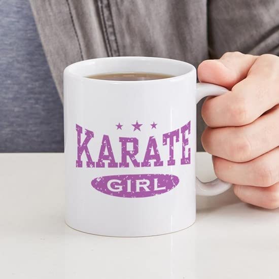 CafePress Karate Girl Mug Ceramic Coffee Mug, Tea Cup 11 oz