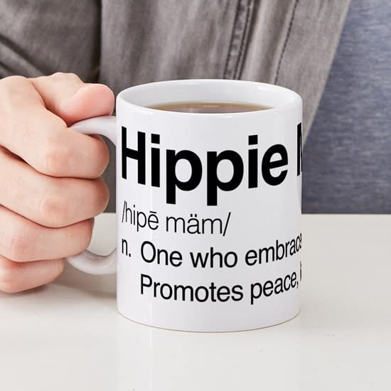 CafePress Hippie Mom Mug Ceramic Coffee Mug, Tea Cup 11 oz