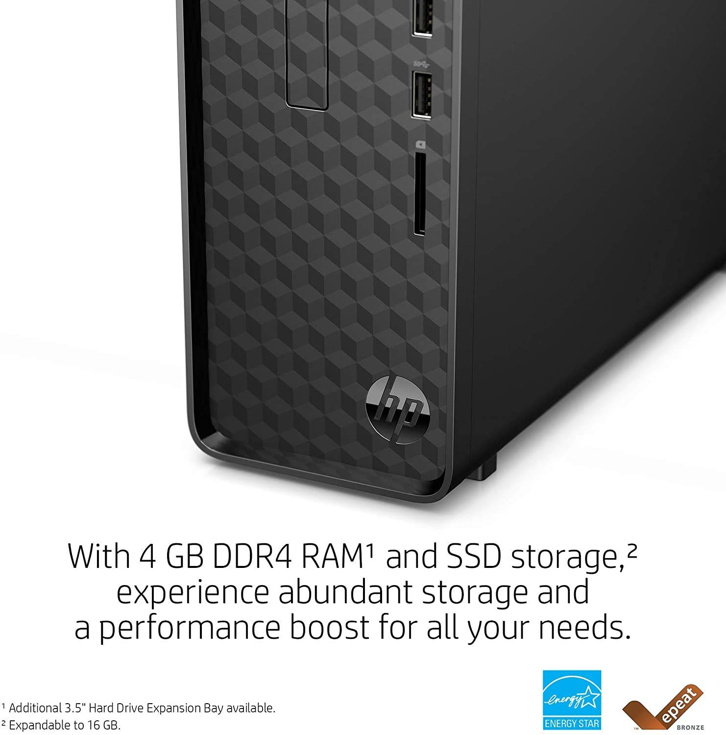 Flagship HP Slim Desktop Computer AMD Athlon Silver 3050U (Beat i3-7130u) 16GB RAM 512GB SSD AMD Radeon Graphics SuperSpeed USB-A Wifi5 Bluetooth VGA Win10 (Renewed)