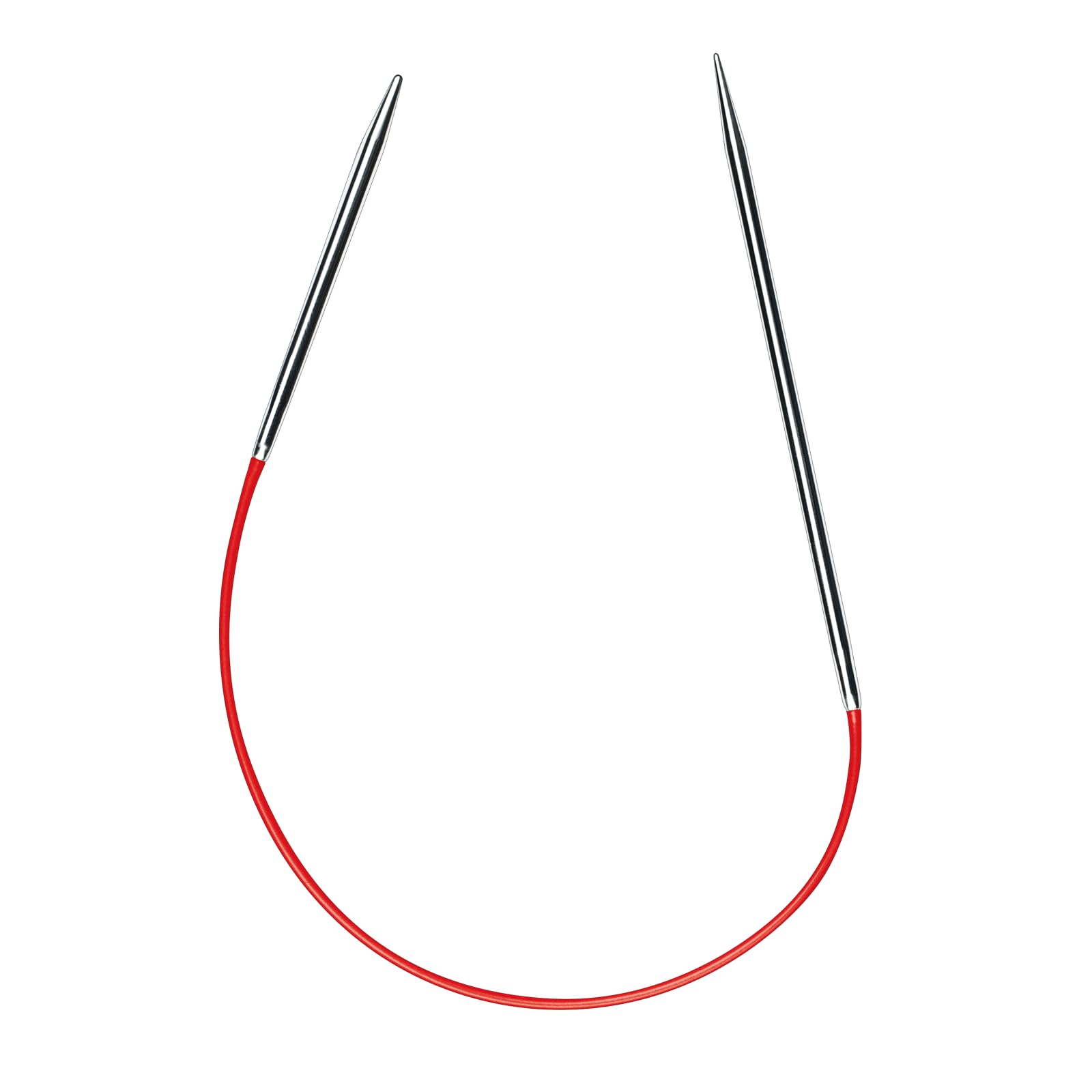 Addi AD7107025-02.00 Circular Knitting Needle, 25cm x 2.0mm, Silver