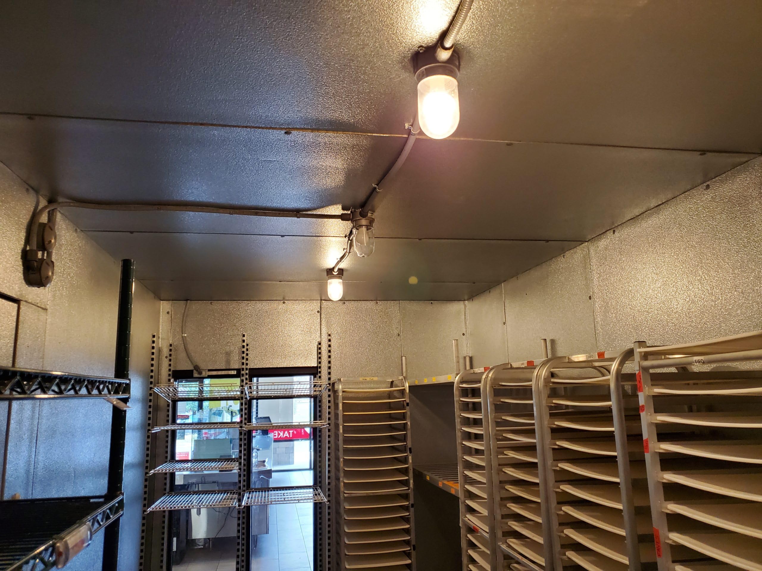OCS Parts Clear Coated Glass Globe Replacement for Commercial Walk-in Refrigerators, Freezers, and Coolers (2 Globes)