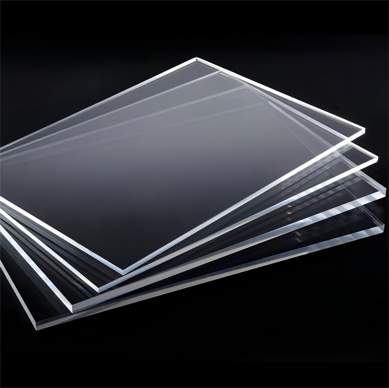 GetWant 24x36 Plexiglass Sheets - 1/8 inch Thick - 2 Pack 24x36 Clear Acrylic Sheets - 3mm Thick Lucite Acrylic Board - Idea for Frames,Windows,Displays,Signage,Crafts - Custom Cut to Size Plexiglass
