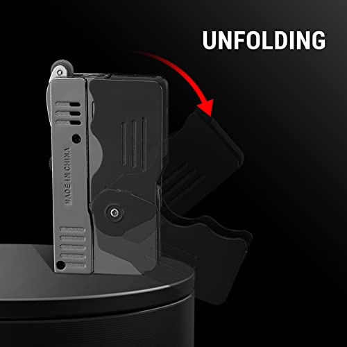 Morisk Torch Lighter Switchable Soft / Jet Flame, Butane Pipe Lighter Refillable with Lockable Function, Cool Foldable Lighters Unique Gift for Men(Butane Not Included)