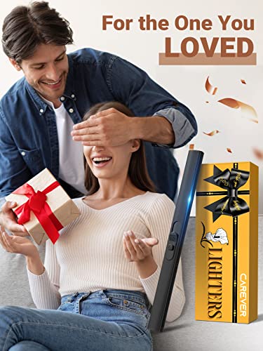 Lighter Electric Candle Lighter Rechargeable - Birthday Gifts for Women Men Upgraded Plasma Arc USB Lighter with LED Display 360° Flexible Neck Flameless Safety Switch Long Lighter for Grill Cooking