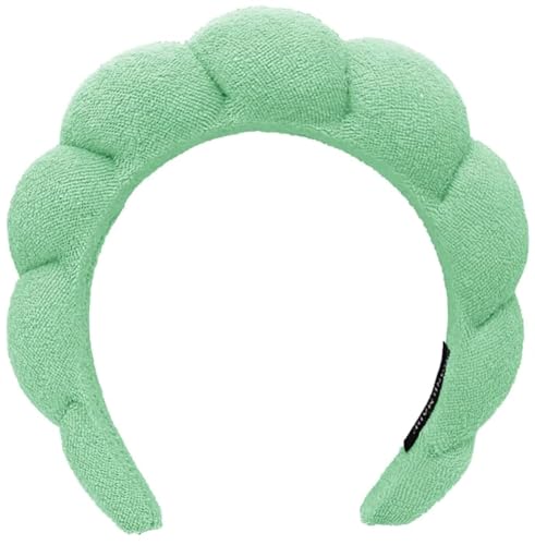 Halemet Spa Headband for Women Terry Cloth Headband for Washing Face Makeup Skincare Headband Puffy Headband 2024